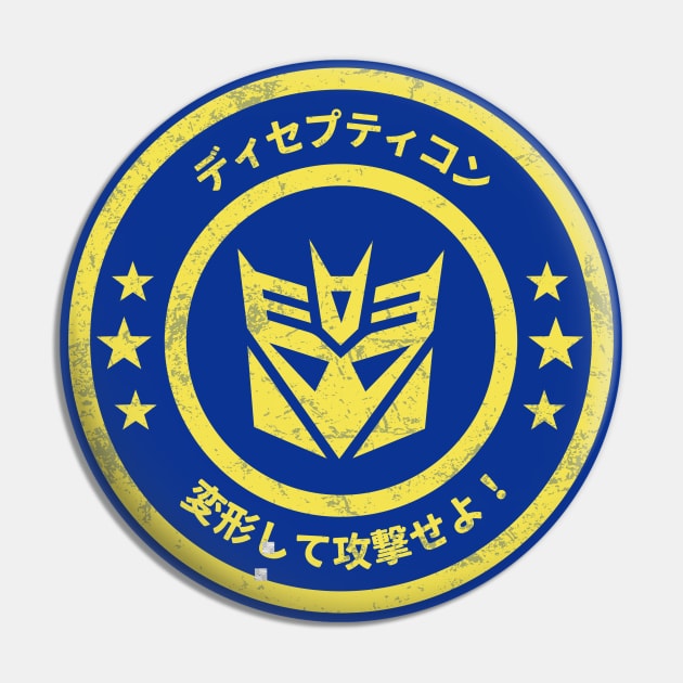 Decepticon symbol - Transformers - Pin | TeePublic