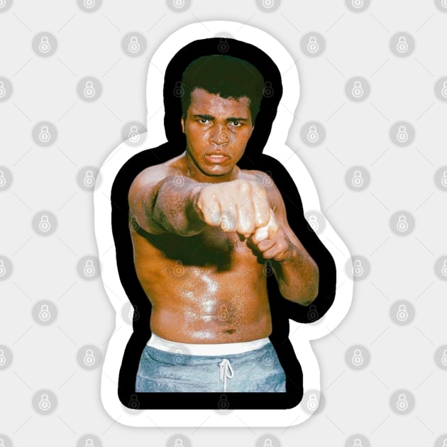 muhammad ali vintage - Muhammad Ali - Sticker | TeePublic