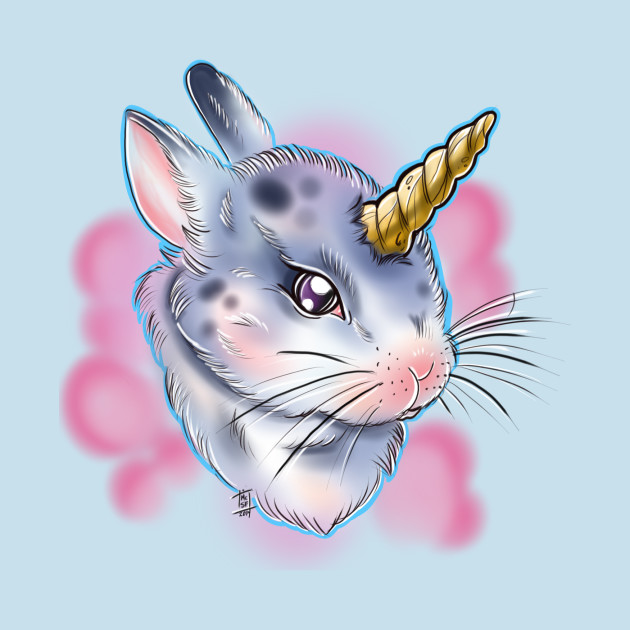 Bunnicorn - Pink - T-Shirt | TeePublic