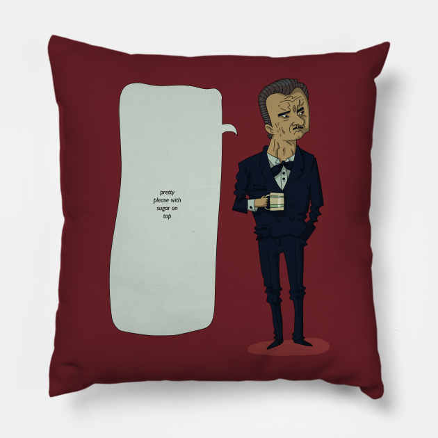 Mr Wolf From Pulp Fiction Pulp Fiction Pillow Teepublic