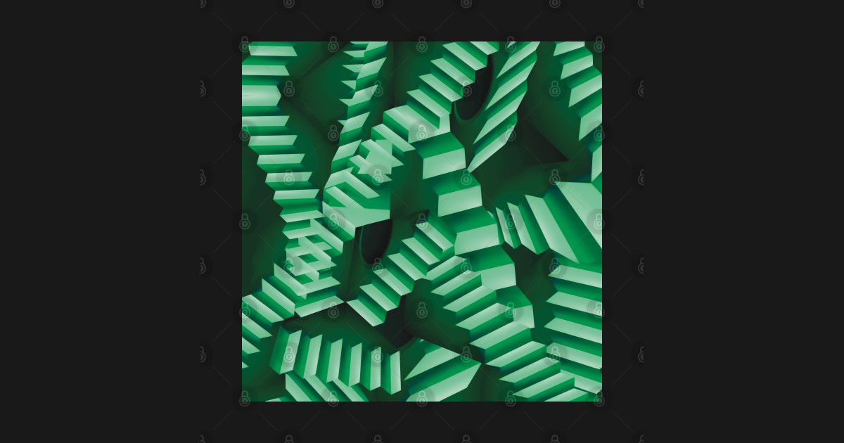 Liminal Stairs Green - Liminal - T-Shirt | TeePublic