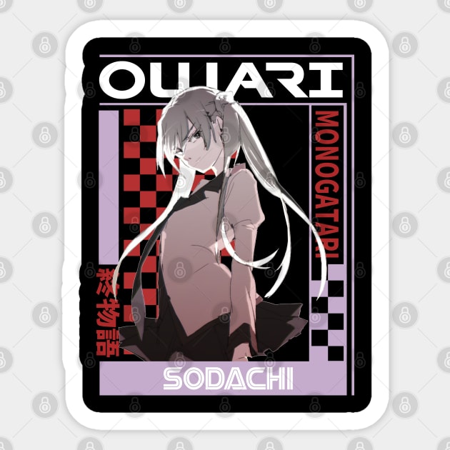Sodachi Oikura - Owarimonogatari - Monogatari - Sticker | TeePublic