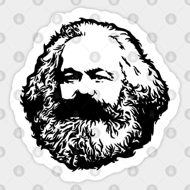 Karl Marx - Karl Marx - Sticker | TeePublic