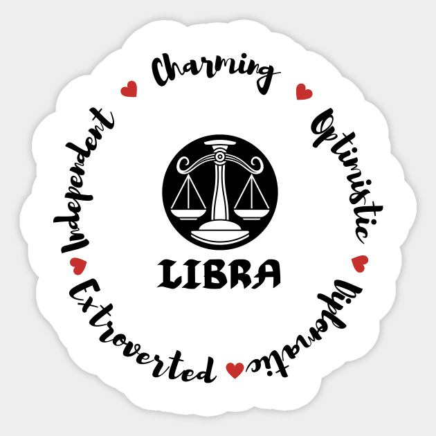 Libra ♎⚖️ Zodiac Sign Astrology Sign Horoscope - Zodiac Sign - Sticker ...