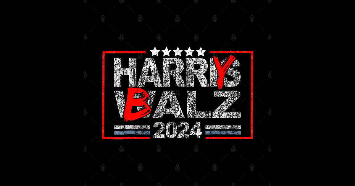 Funny Harris Walz 24 Harry Balz 2024 Meme Democratics Vote - Harris ...