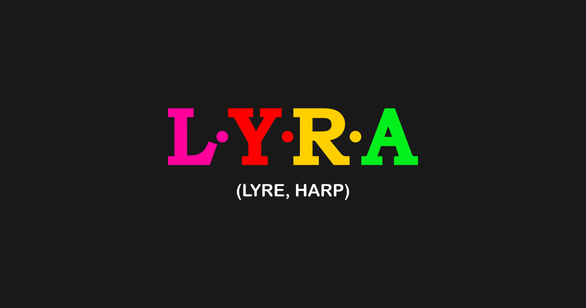 Lyra - Lyre, Harp. - Baby Shower Gifts - T-Shirt | TeePublic