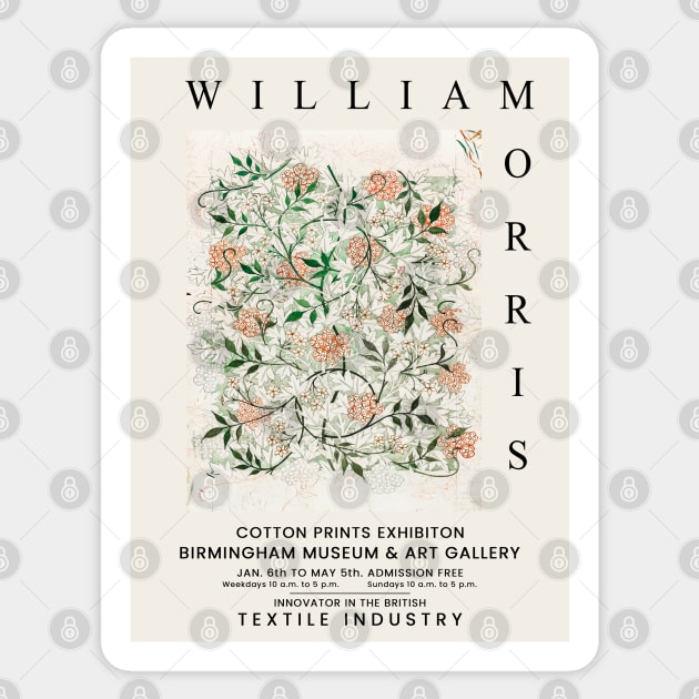 William Morris Exhibition Poster Jasmine Design - William Morris ...