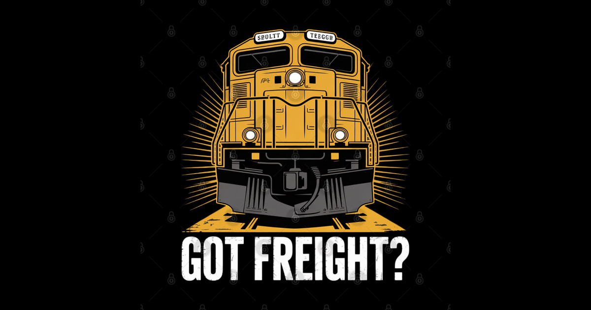 Great Freight Train Train Driver Trainspotter - Great Freight Train ...