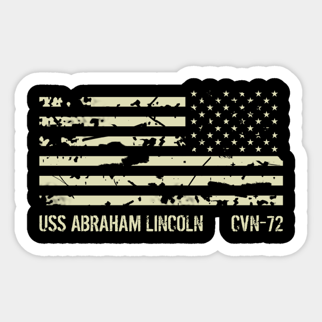 USS Abraham Lincoln - Uss Abraham Lincoln - Sticker | TeePublic