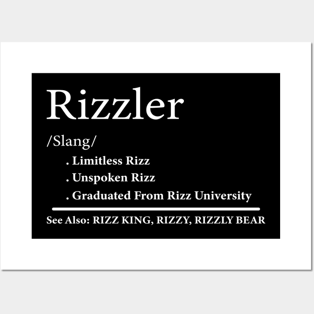 W Rizz The Rizzler Definition Funny Meme Quote - W Rizz The Rizzler ...