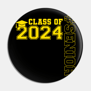 Class Of 2024 Senior College Graduation Pins and Buttons for Sale ...