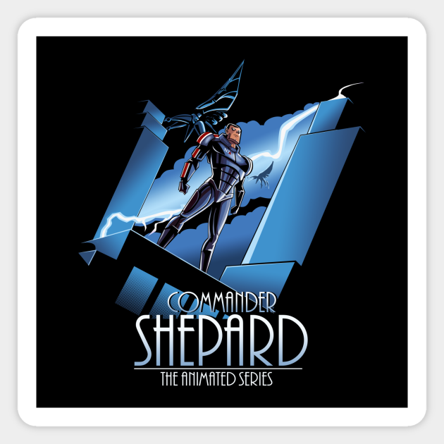 Shepard - Mass Effect - Sticker | TeePublic