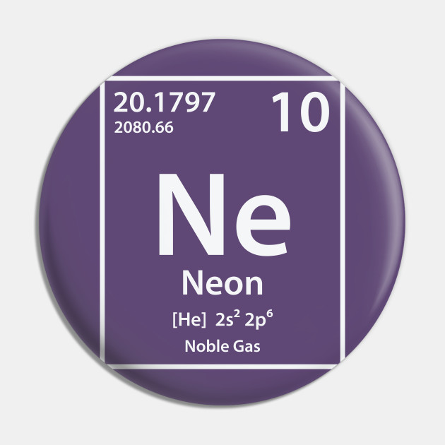 neon element noble gas