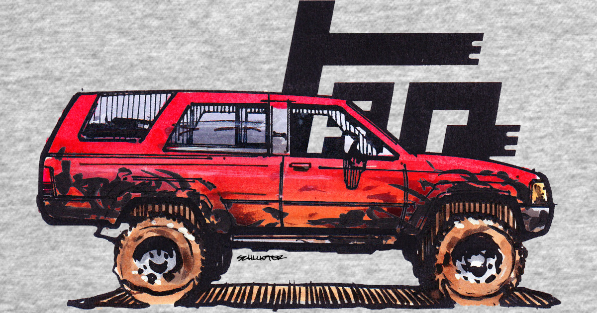 1st Gen 4Runner TRD - Red - 4 Runner - Hoodie | TeePublic