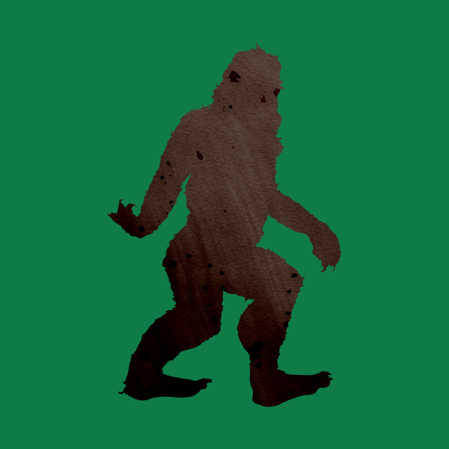 Bigfoot Walking - Cryptid Silhouette - Cryptids - T-Shirt | TeePublic