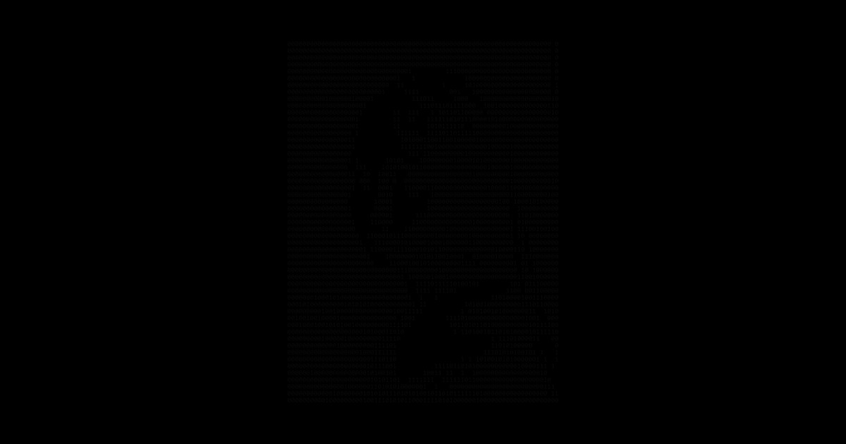 girl with a pearl earring ascii text art - Ascii Art - Sticker | TeePublic