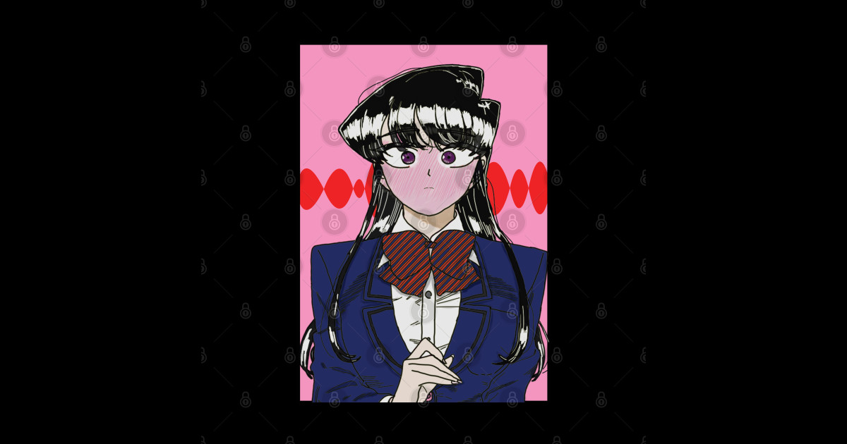 Komi San Blushing || Komi San Can't Communicate Merch - Komi Shouka ...