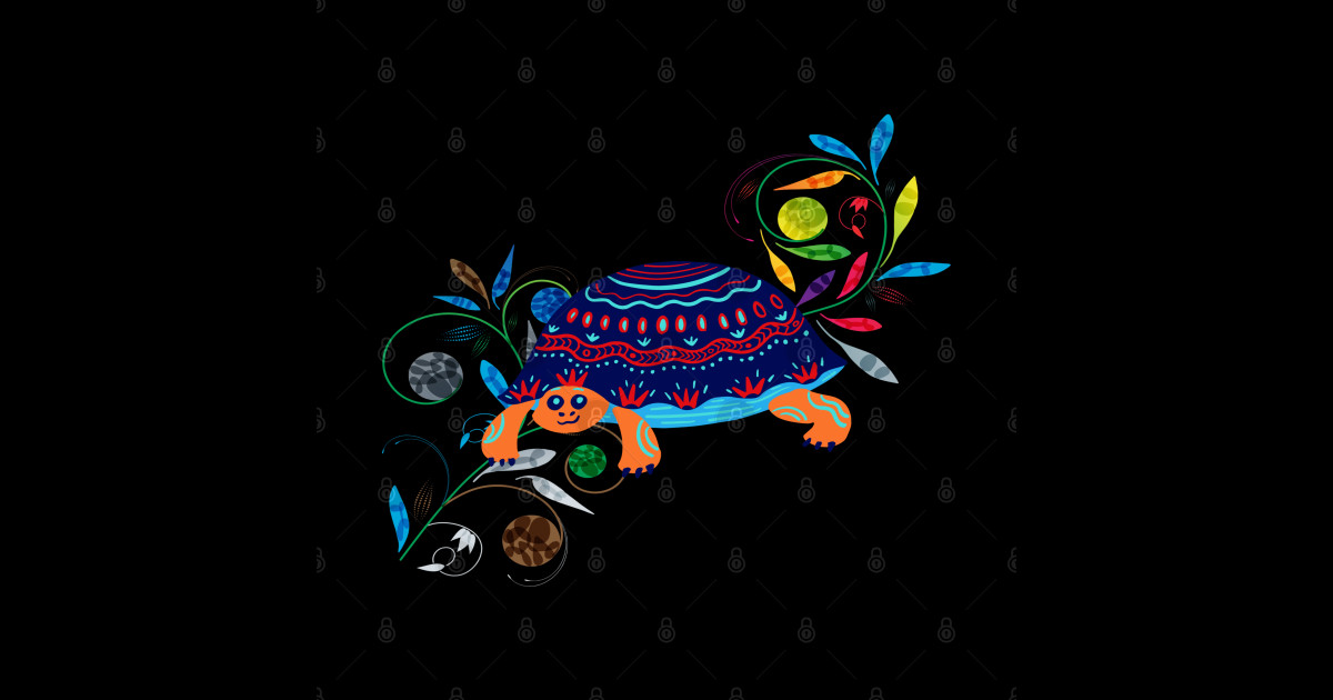 Whimsical Creatures | Turtle - Folklore Creatures - Sticker | TeePublic