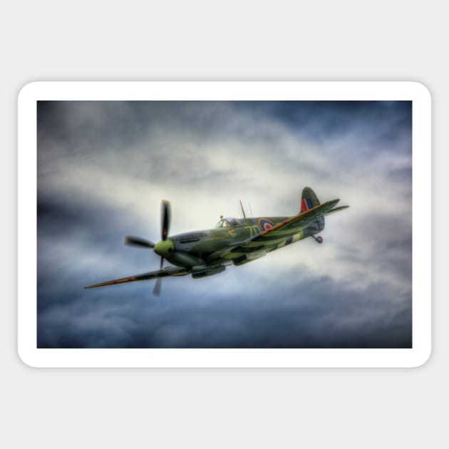 Supermarine Spitfire Mk IX - Spitfire - Sticker | TeePublic