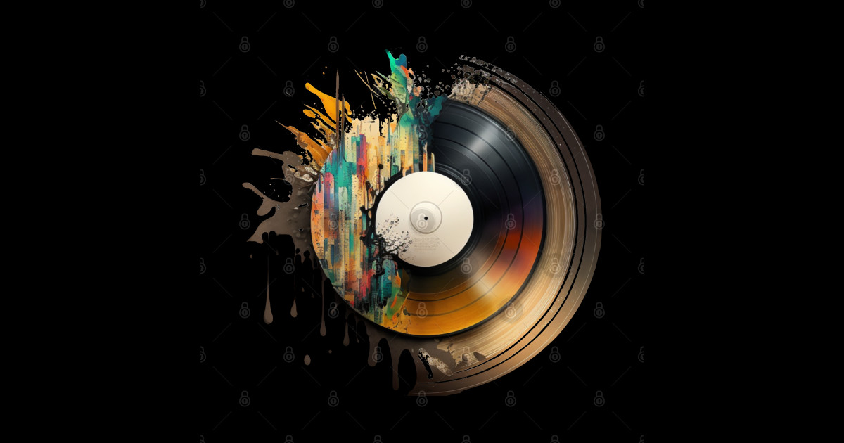 Vintage Vinyl - Vinyl - Sticker | TeePublic