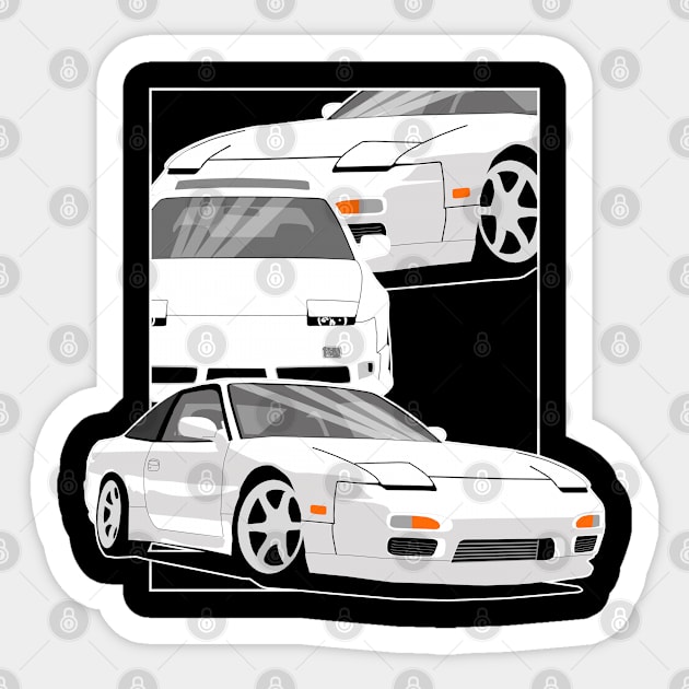 Nissan 240sx Silvia S13 - Nissan Silvia S13 - Sticker | TeePublic