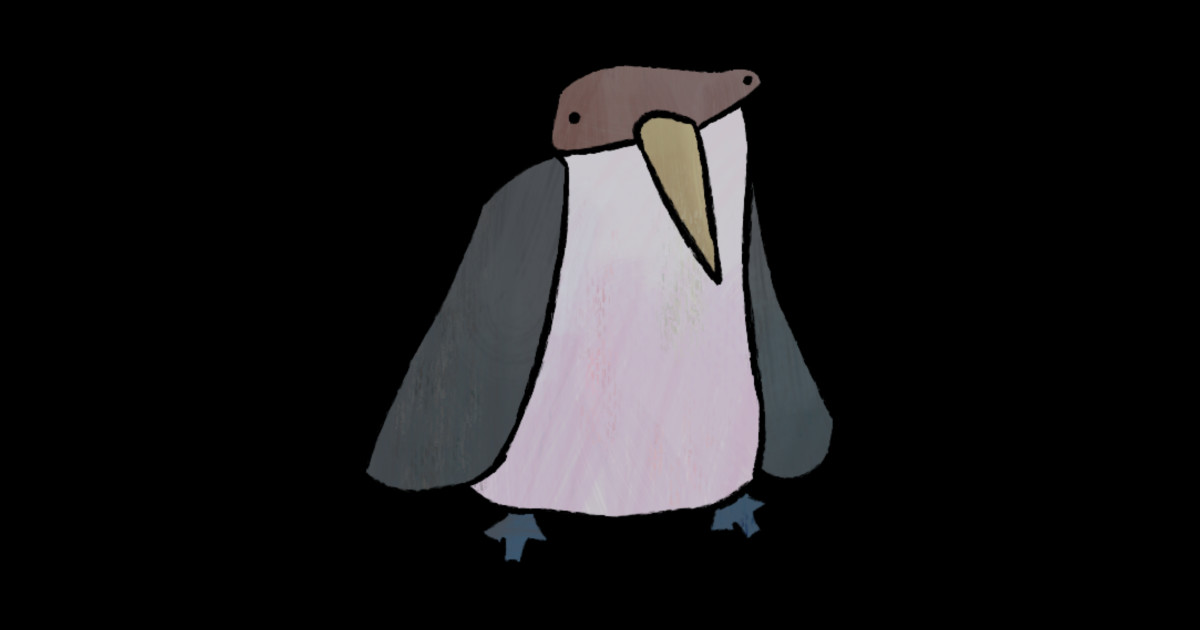 Goofy penguin - Penguin - Sticker | TeePublic