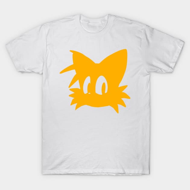 Tails head logo - Tails - T-Shirt | TeePublic
