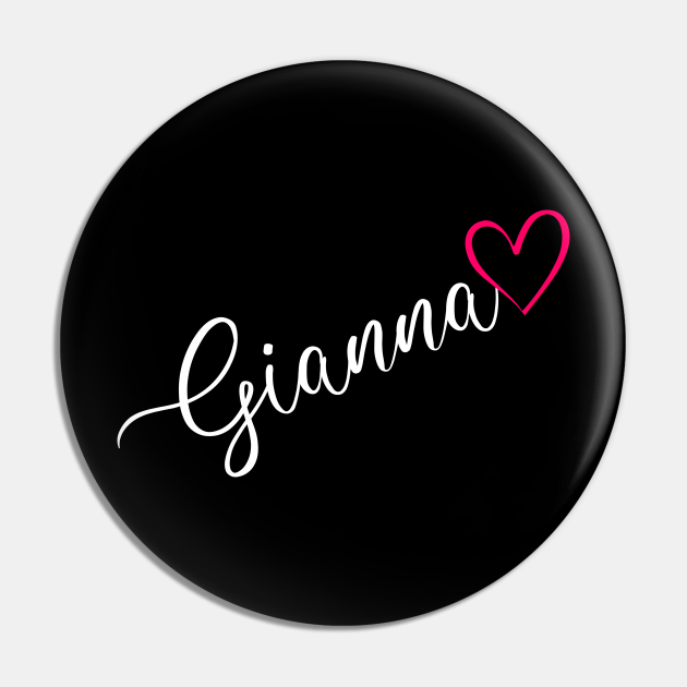 Gianna Name Calligraphy Pink Heart Gianna Name Pin TeePublic gianna-name-calligraphy-pink-heart-gianna-name-pin-teepublic