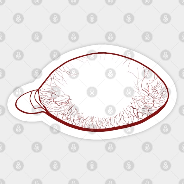 Red Eye Veins Line Art - Eye Veins Red - Red Veins in Eyes - Eye ...