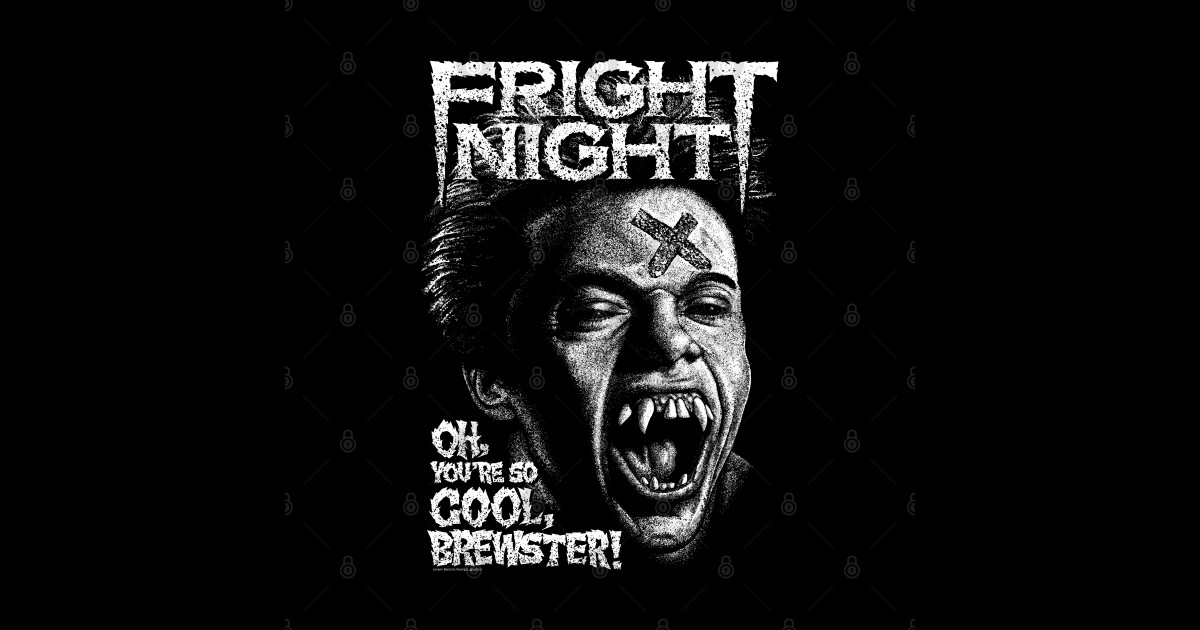 Fright Night, Horror, Cult Classic, Vampire - Fright Night - Sticker ...