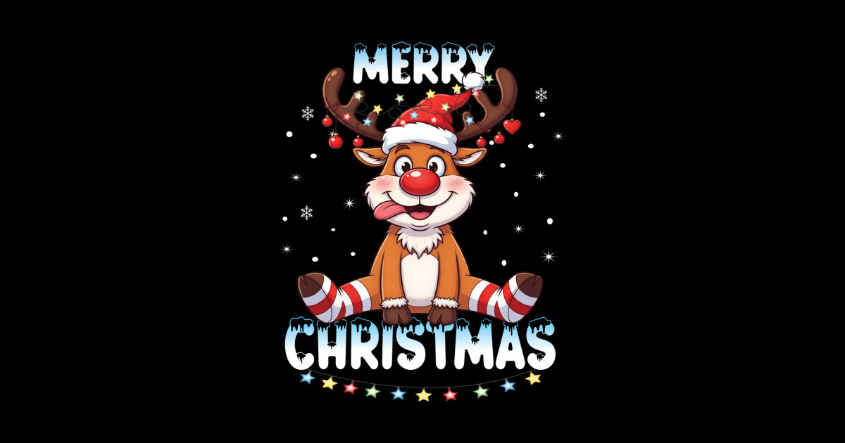 Reindeer Men Boys Women Girls Merry Christmas - Christmas Pajama ...