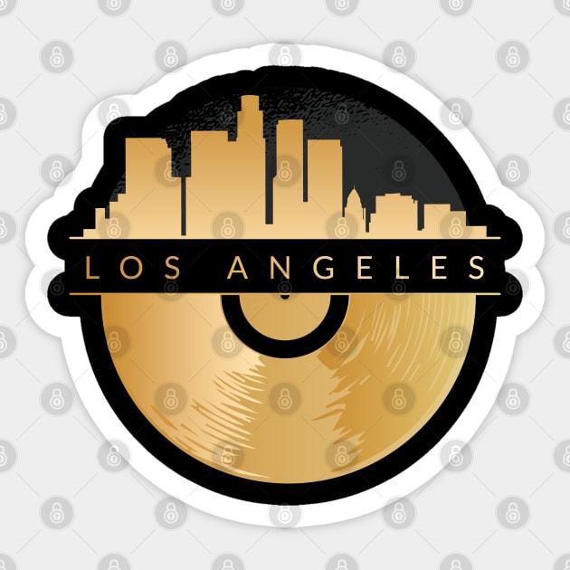 Los Angeles Skyline - Los Angeles - Sticker | TeePublic