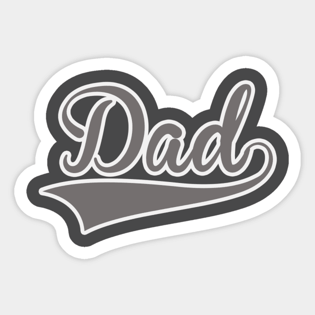 Dad Logo - Dad - Sticker | TeePublic