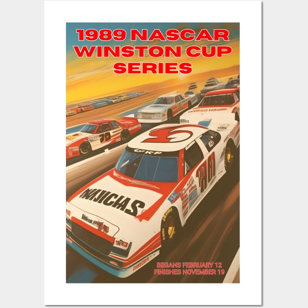 1989 Nascar Winston Cup Series Racing Poster - Nascar Winston Cup ...