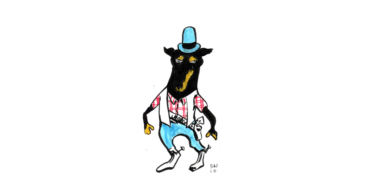 Doberman Cowboy - Doberman Pinscher - T-Shirt | TeePublic