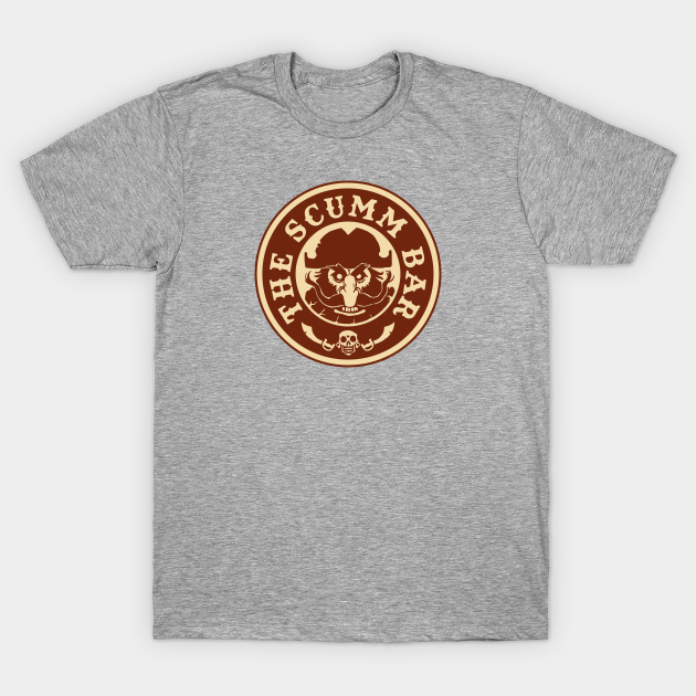 Scumm Bar Logo - Pirate - T-Shirt | TeePublic