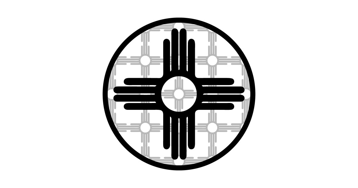 Zia Symbol Pattern - New Mexico Flag - New Mexico - Kids T-Shirt ...