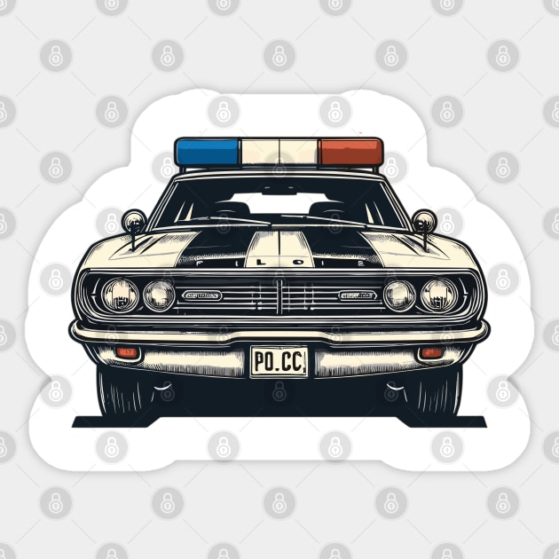 Police car - Police Car - Sticker | TeePublic
