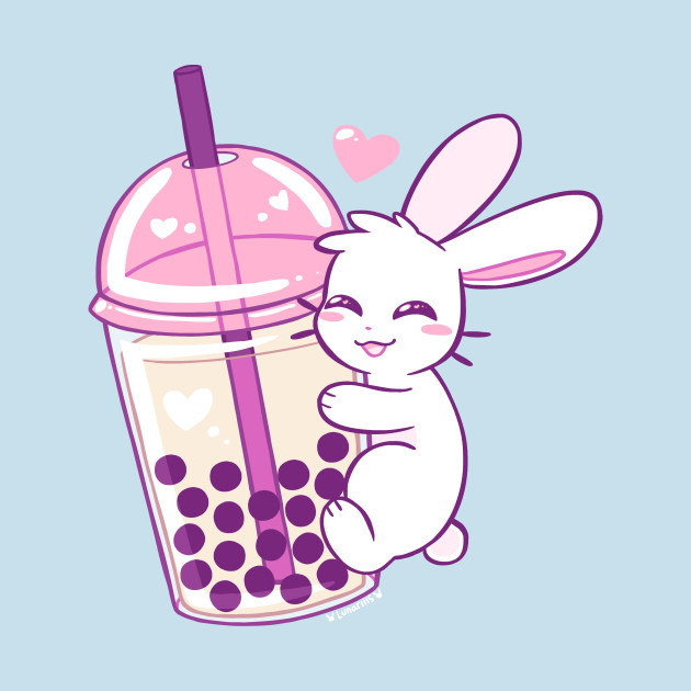 Boba Tea Bunny - Boba Bunny - T-Shirt | TeePublic