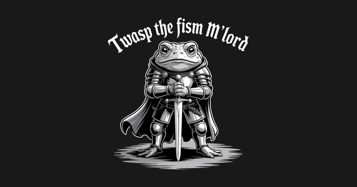 T'Was The 'Tism M'Lord Medieval Knight Frog Autism - Autism Awareness ...