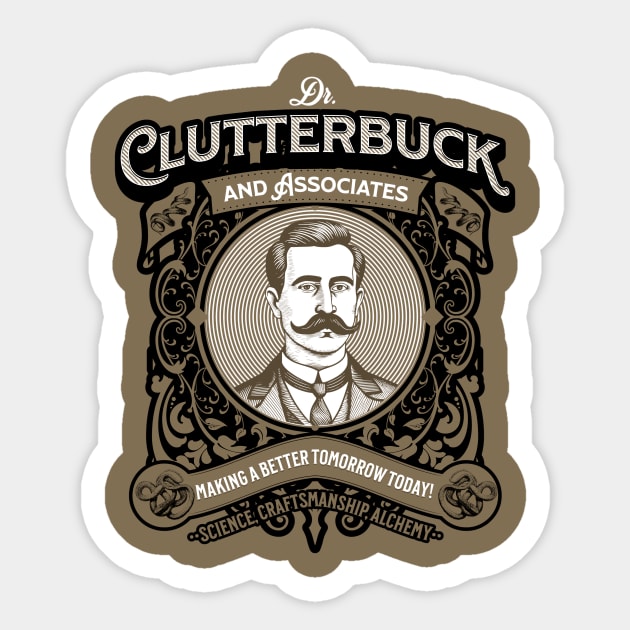 Dr. Clutterbuck & Associates Logo 1 - Drclutterbuck - Sticker | TeePublic