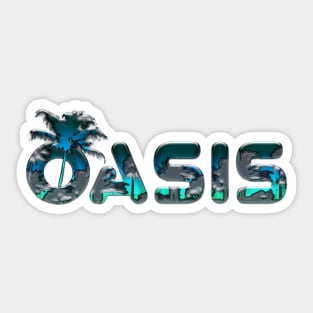 Oasis Stickers for Sale | TeePublic