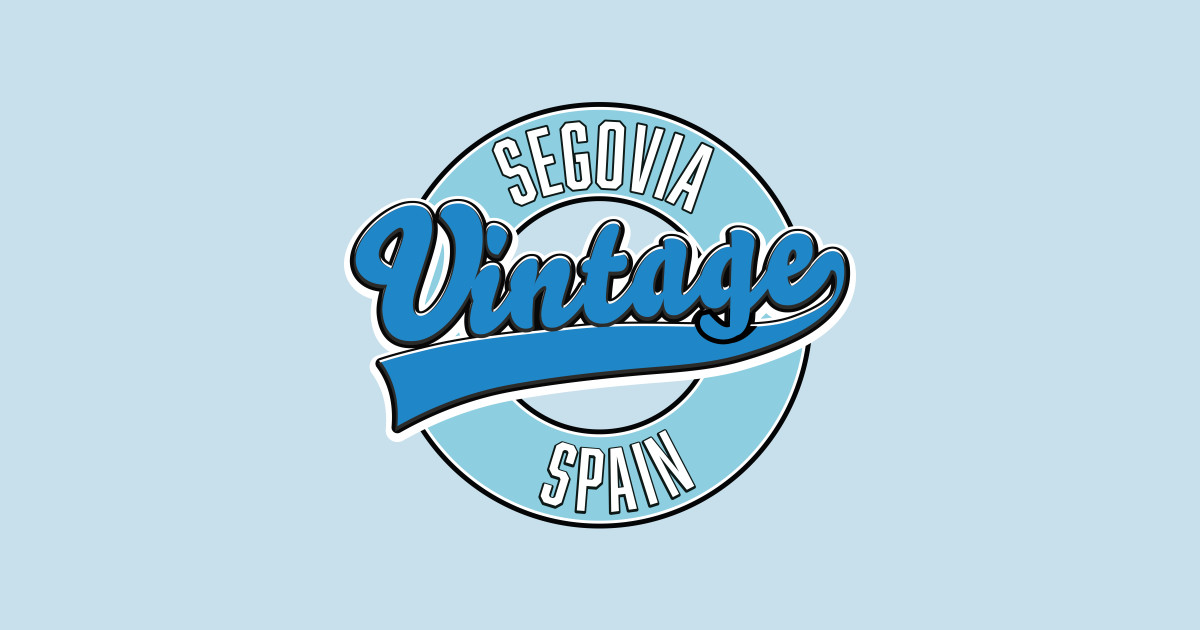 Segovia spain retro style logo - Segovia Spain - Long Sleeve T-Shirt ...