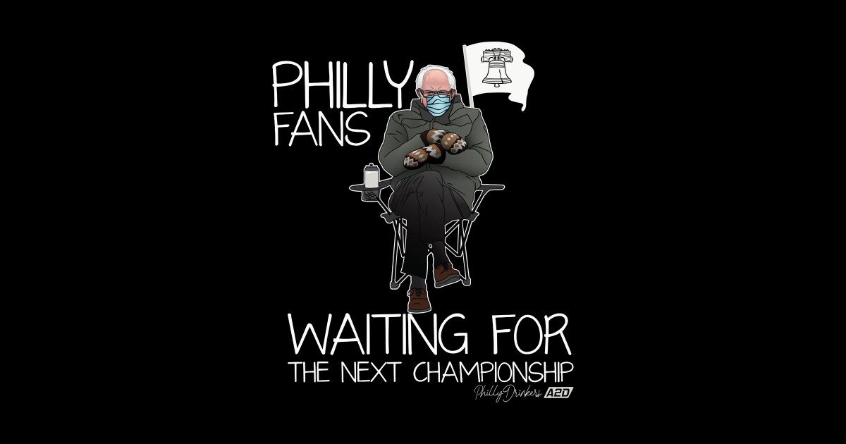 Philly Fans Waiting - Eagles - Sticker | TeePublic