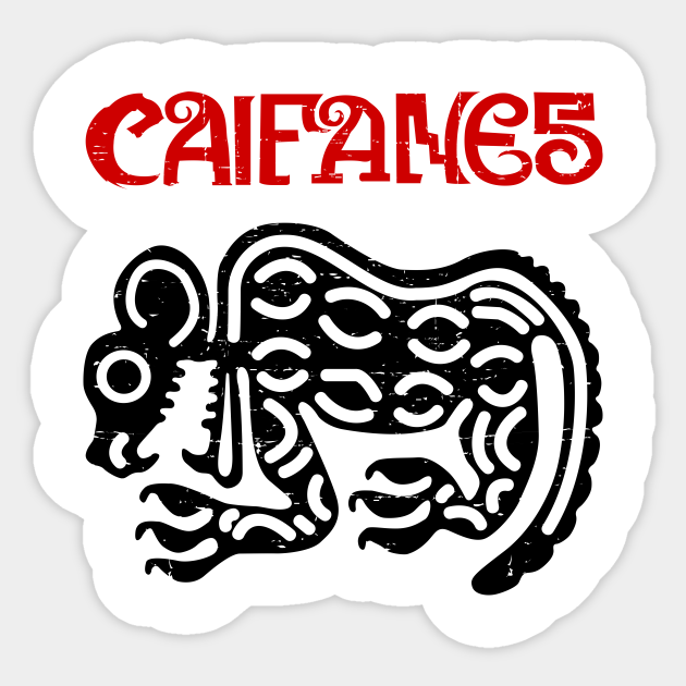 Caifanes - Rock en Español - Grunge design - Caifanes - Sticker | TeePublic