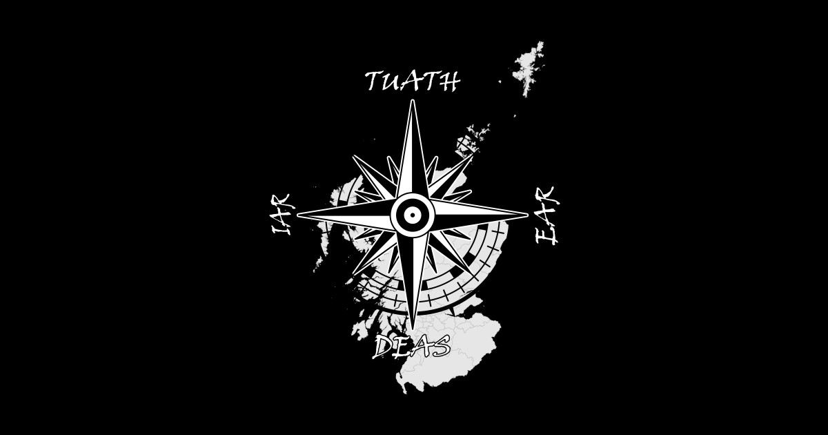 Scottish compass with gaelic cardinal points - Compass - Crewneck ...