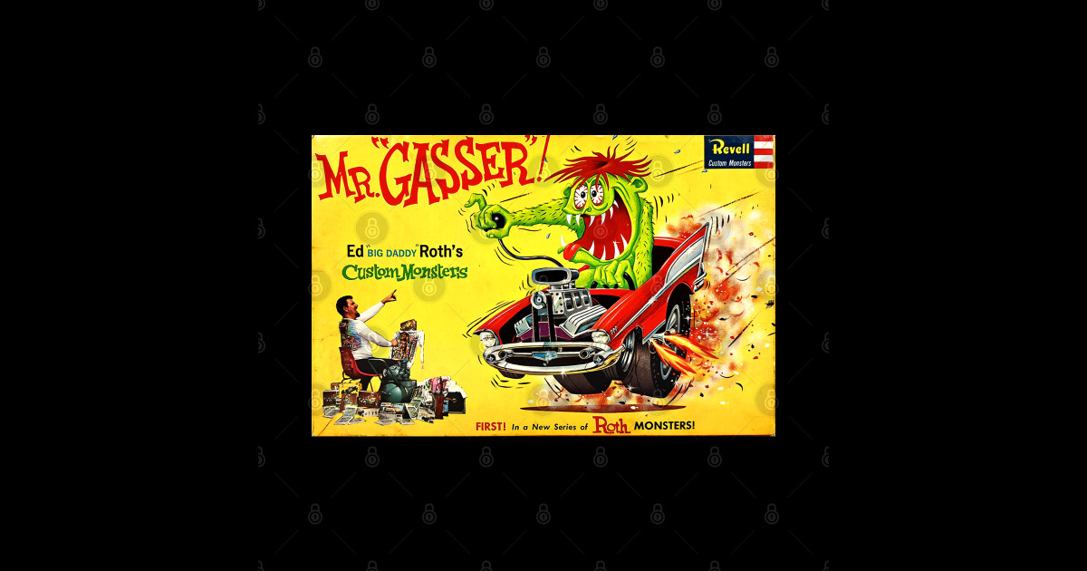 MR. GASSER Ed "Big Daddy" Roth Revell Model Kit 1963 - Ed Roth - Mug ...