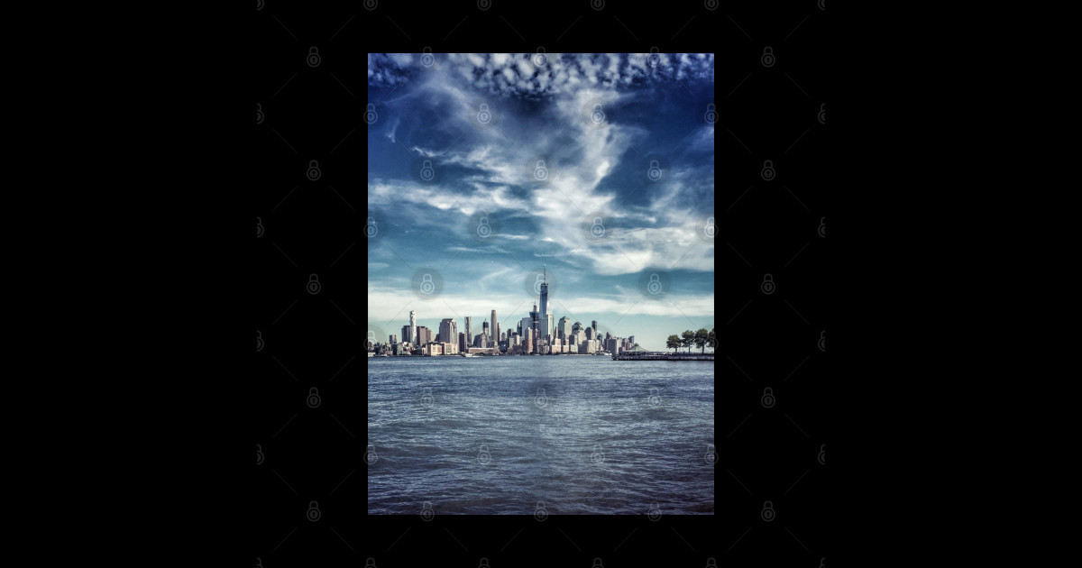 Manhattan Skyscrapers Skyline New York City - Skyline - Posters and Art ...