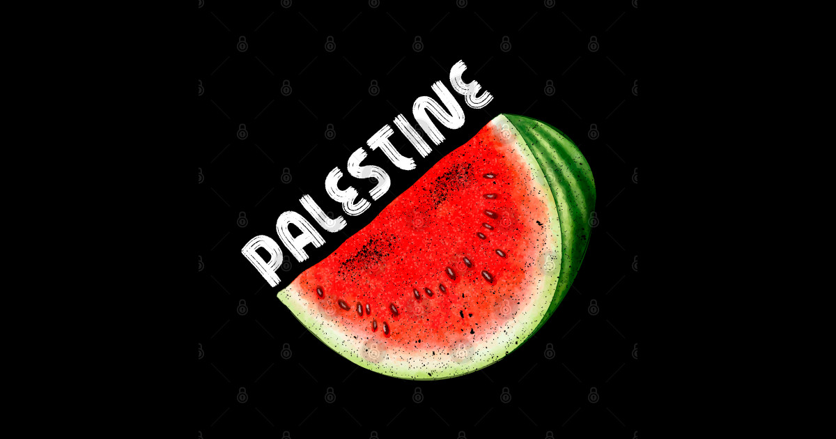 Watermelon Palestine - Free Palestine - Watermelon Palestine - Sticker ...