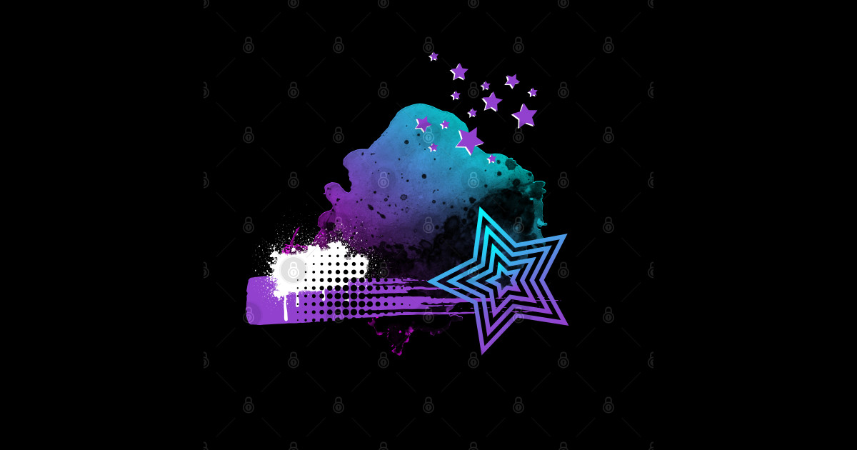 Astral Grunge - Grunge - Sticker | TeePublic